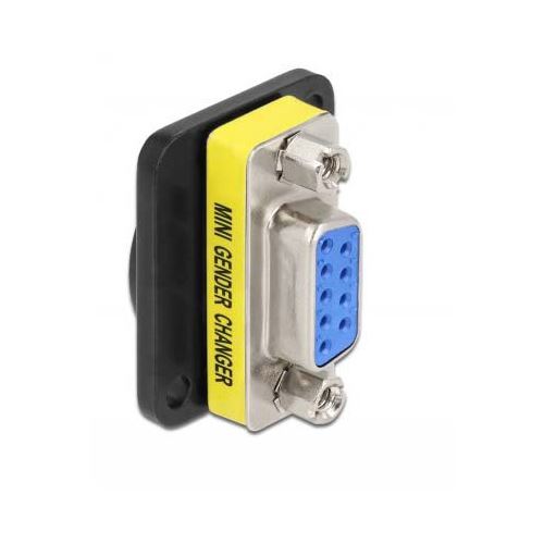 Delock D-Typ Modul DB9 Stecker zu DB9 Buchse - Zubehör für Netzwerk ...