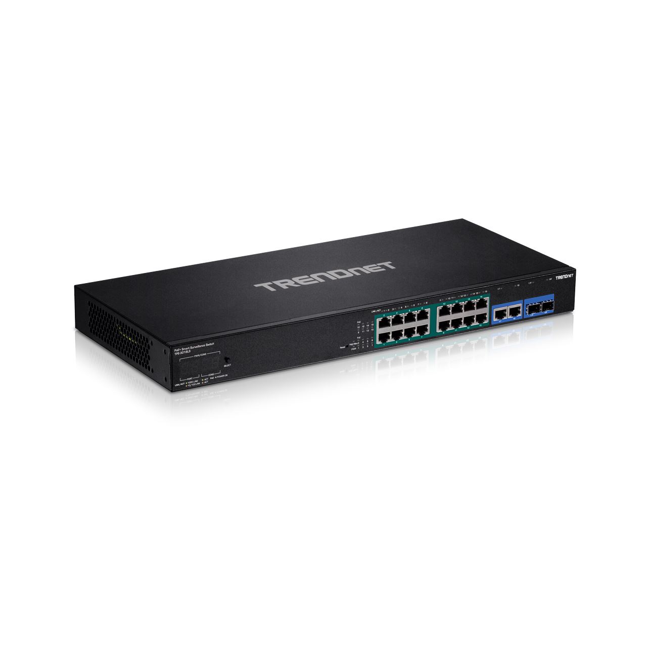TrendNet 18-Port Gigabit PoE+ Smart Surveillance Switch - Switch 10 ...
