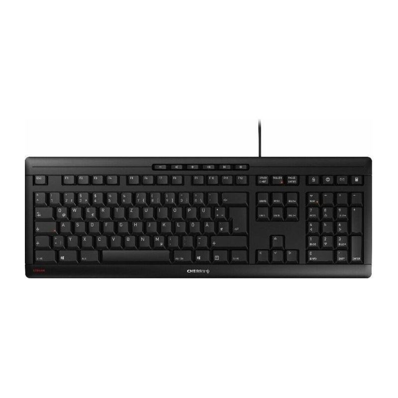 Cherry Stream Keyboard CZ/SK Layout schwarz - Tastaturen kabelgebunden ...