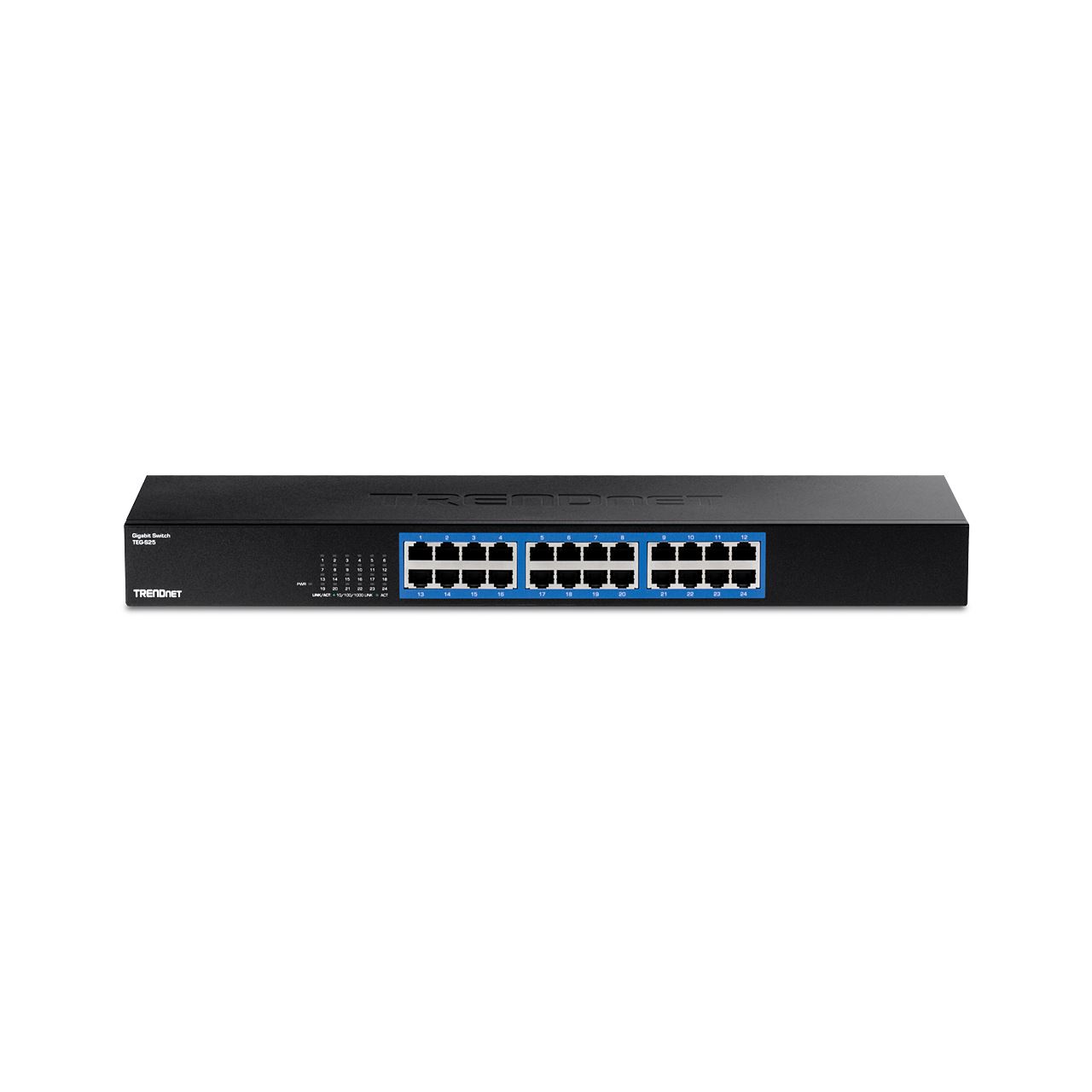 TrendNet Switch 24 Port Gbit 19" Metall - Switch 10 / 100 / 1000 ...