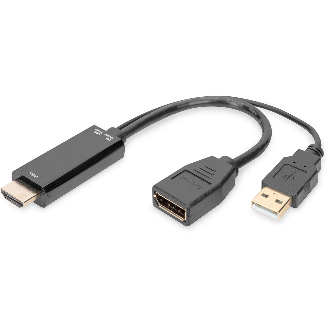 0.20m Digitus MHDMI to DP External Power - HDMI | Mindfactory.de