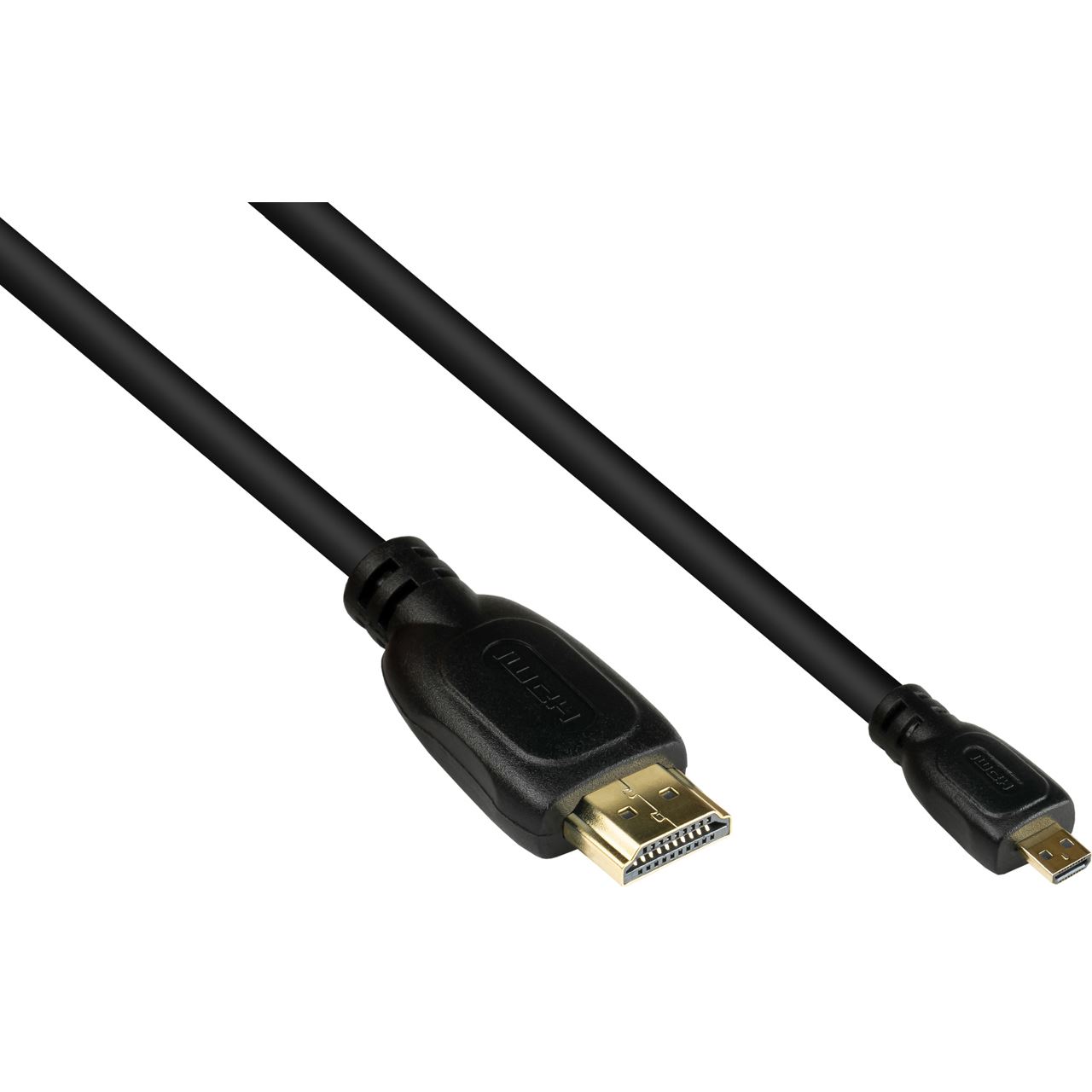 5.00m Good Connections HDMI 2.0b Adapterkabel Micro HDMI Stecker auf ...