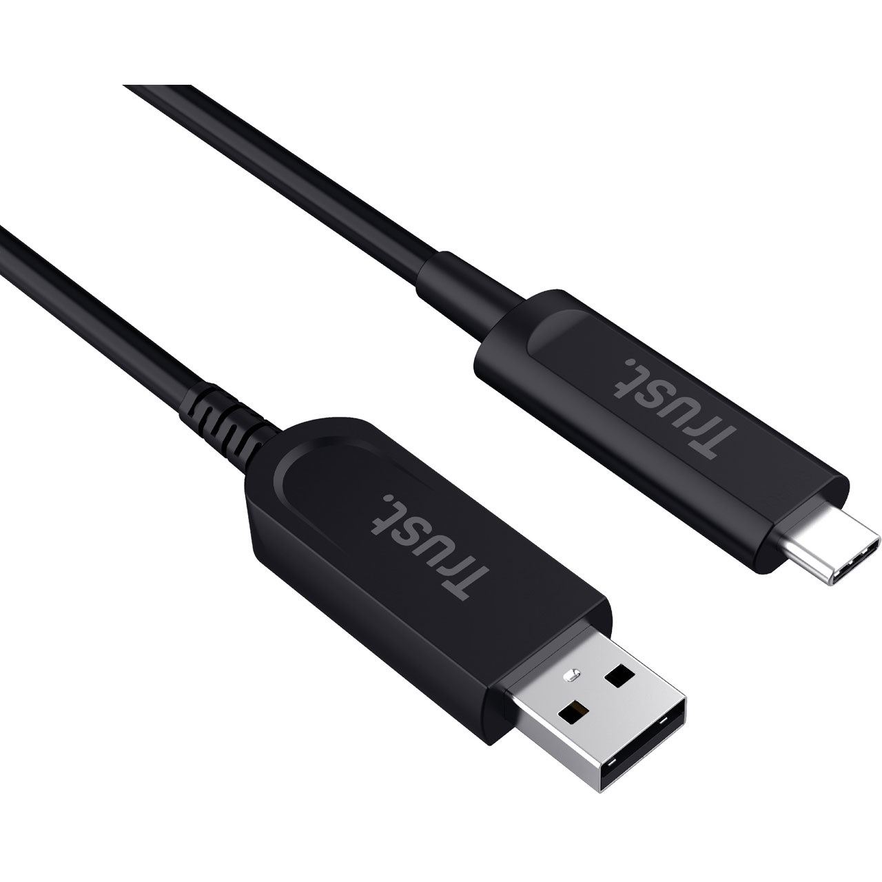 10.00m Trust USB Adapterkabel Extended USB C Stecker auf USB A Stecker ...