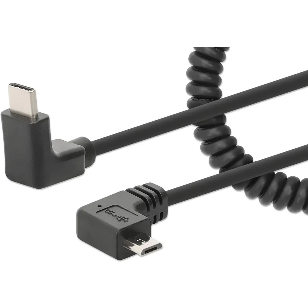 1.00m Manhattan USB-C Ladekabel USB C Stecker auf USB Micro-B Stecker ...