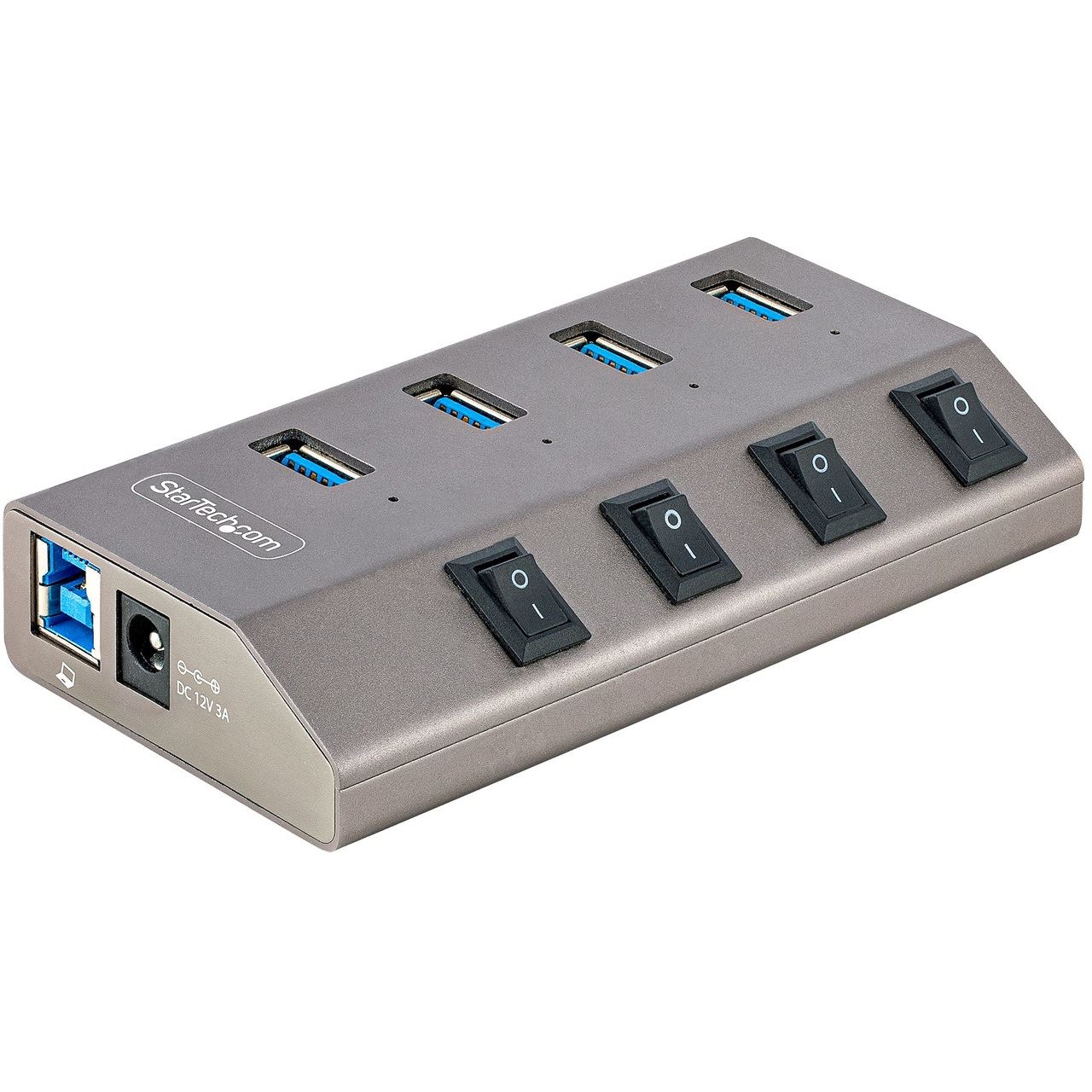 Startech 4-PT USB HUB W/ON/OFF Switches - USB Hubs | Mindfactory.de