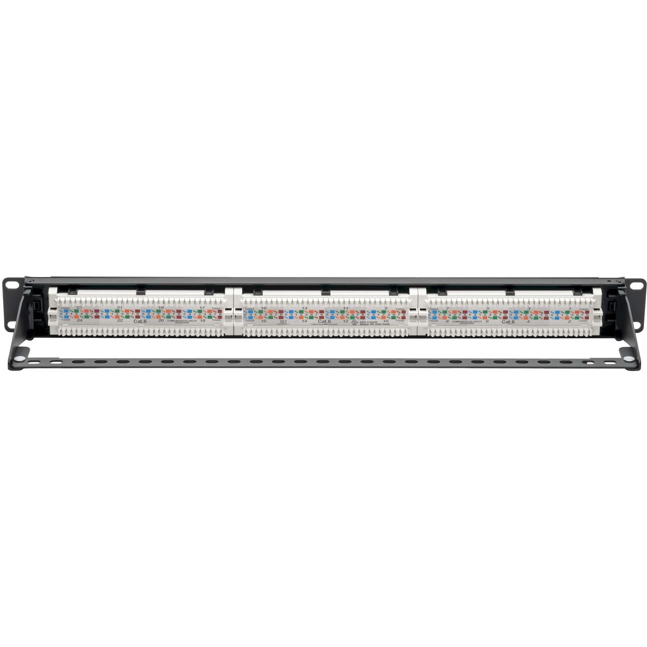 EATON TrippLite Cat6 24-Port Patch Panel PoE+ Compliant 110/Krone 568A ...