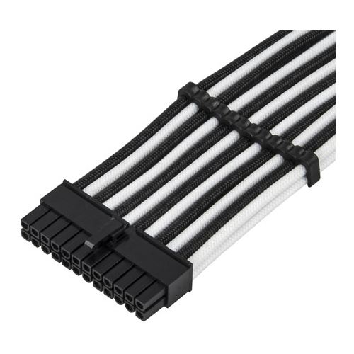 Silverstone ATX 24-Pin-Kabel, 300mm - Schwarz/Weiß - Zubehör für ...