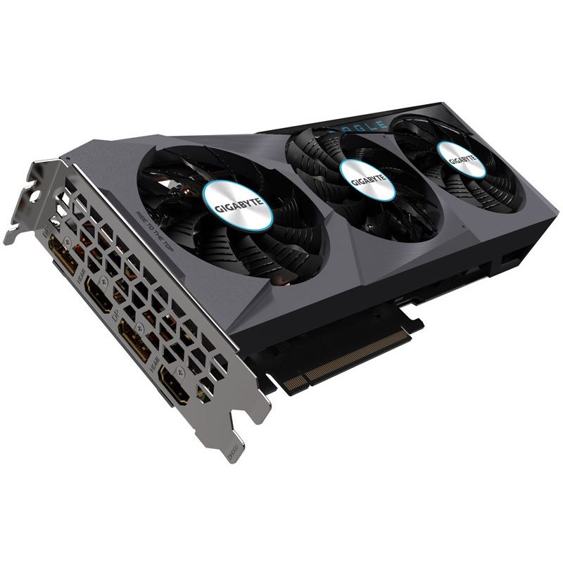 8GB Gigabyte GeForce RTX 3070 Eagle 8G LHR Aktiv PCIe 4.0 x16 (Retail ...