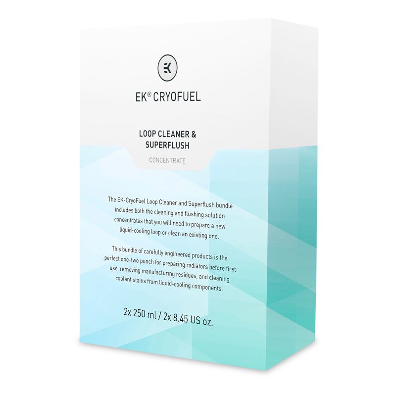 500ml EK Water Blocks EK-CryoFuel Loop Cleaner + Superflush Konzentrat ...