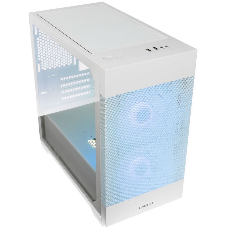 Lian Li LANCOOL 205M Mesh Micro-ATX-Gehäuse, Tempered Glass - weiß ...