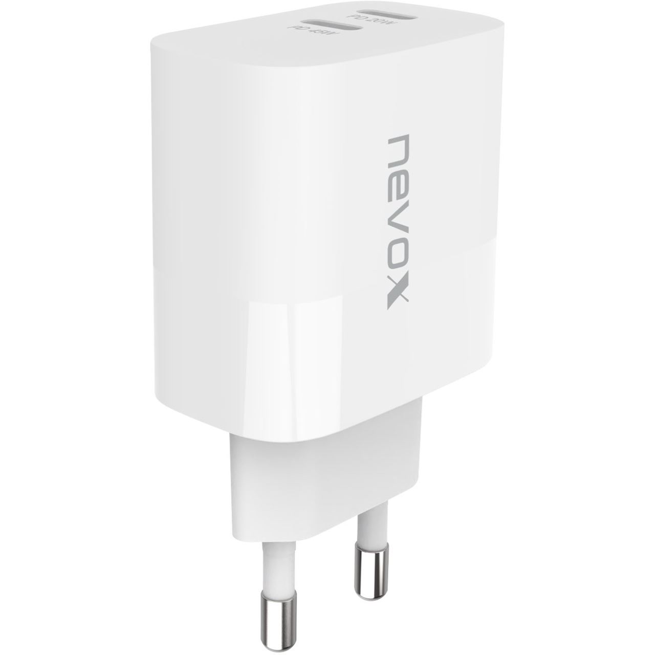Nevox 45W Dual USB-C PD-Ladegerät GaN weiss - Ladegeräte | Mindfactory.de