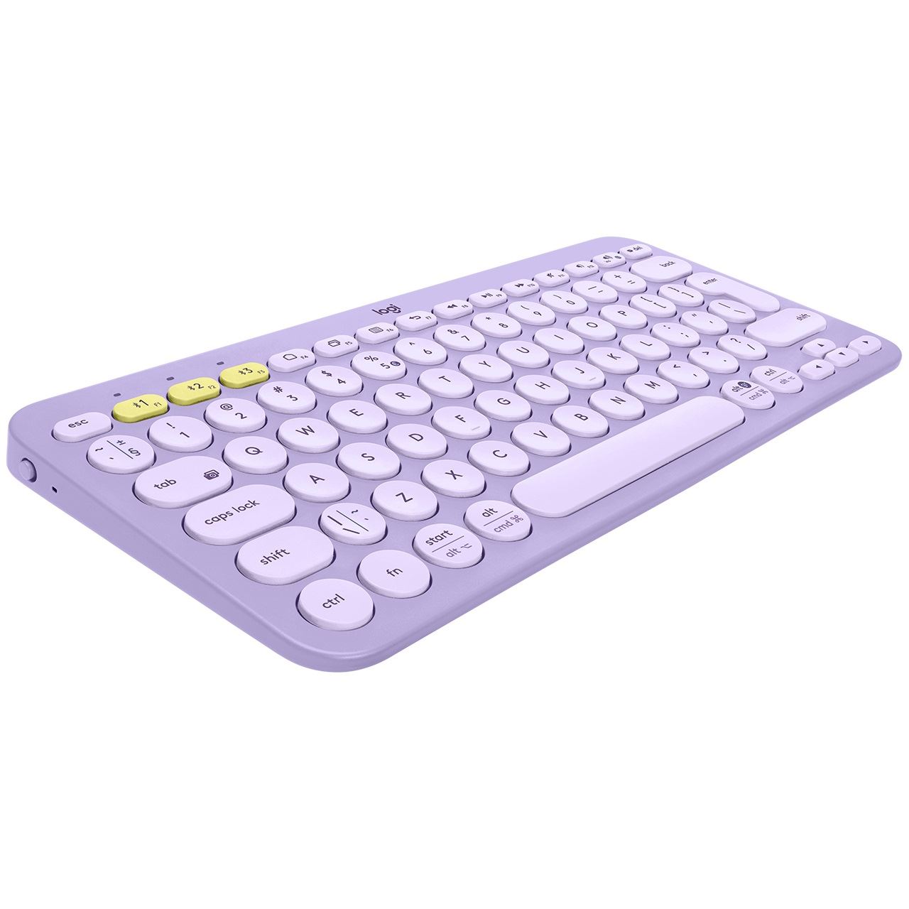 LOGITECH K380 Multi-Device Bluetooth Keyboard - LAVENDER LEMONADE - (US ...