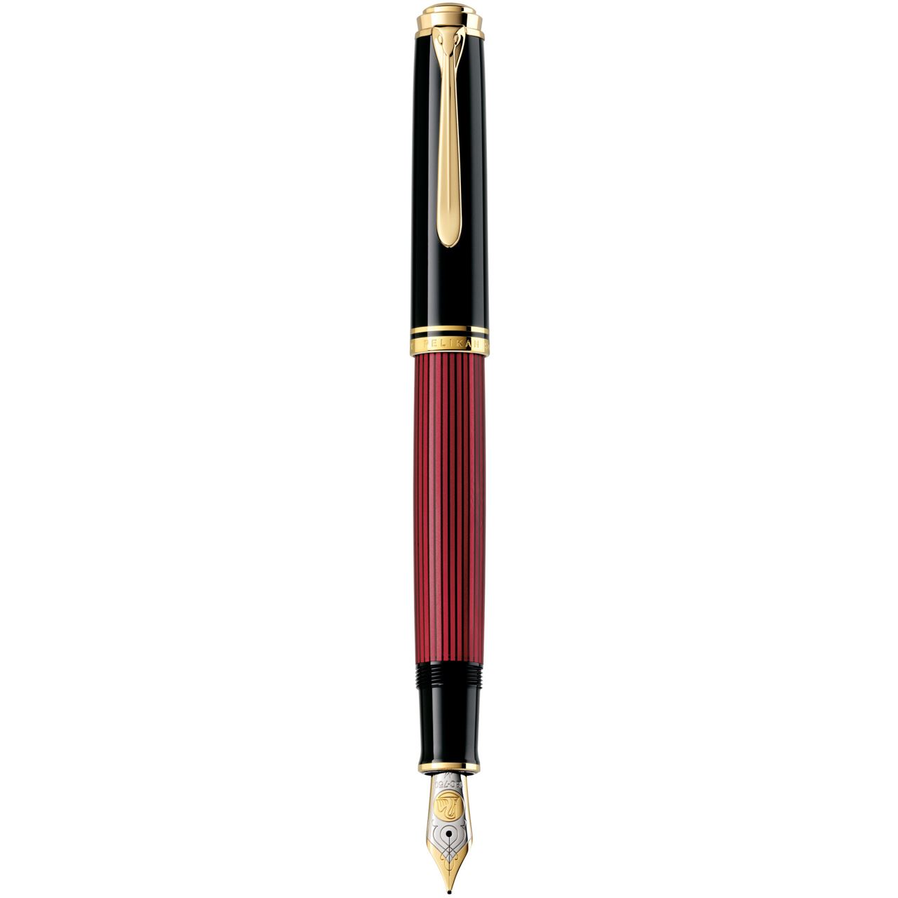 Pelikan Füllhalter Souverän M800 Sw-Rot 18-K/750 M Geschenkbox - Füllhalter