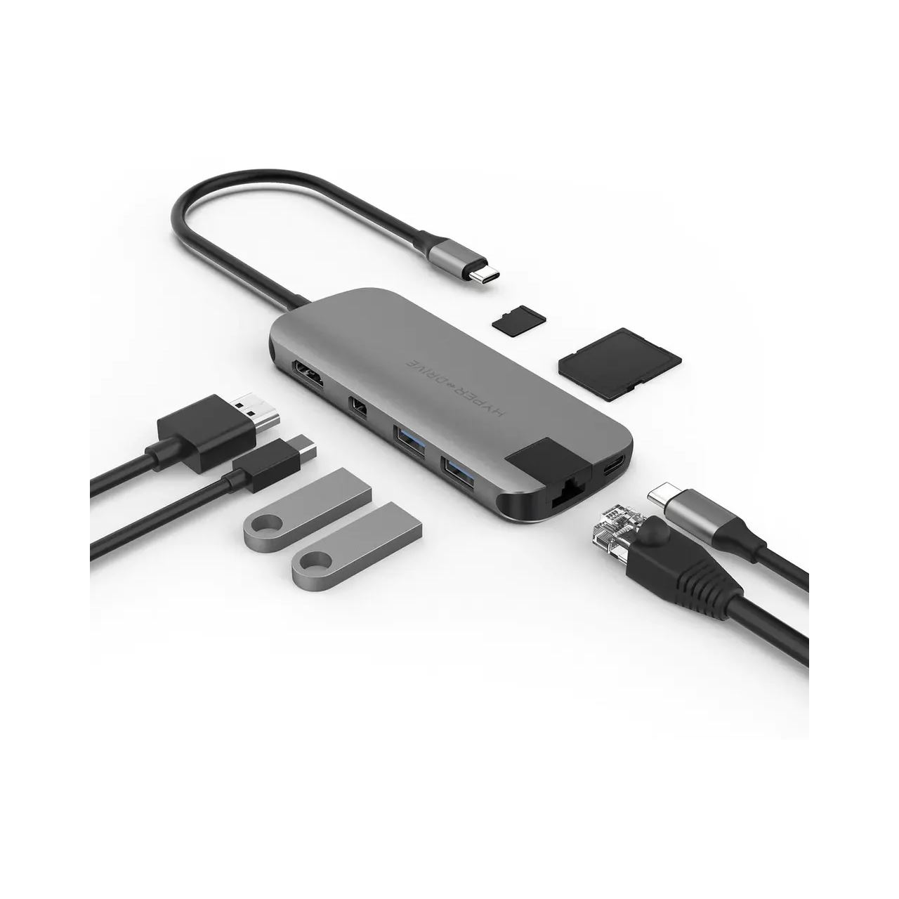 Targus HYPERDRIVE SLIM 8IN1 USB-C HUB - USB Hubs | Mindfactory.de