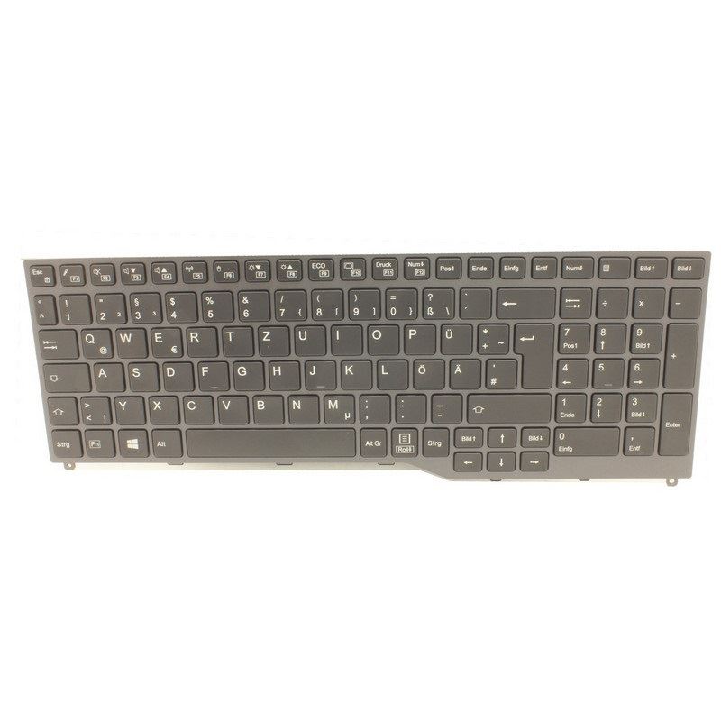 Fujitsu Keyboard 10key Black W/O Ts German - Tastaturen kabelgebunden ...