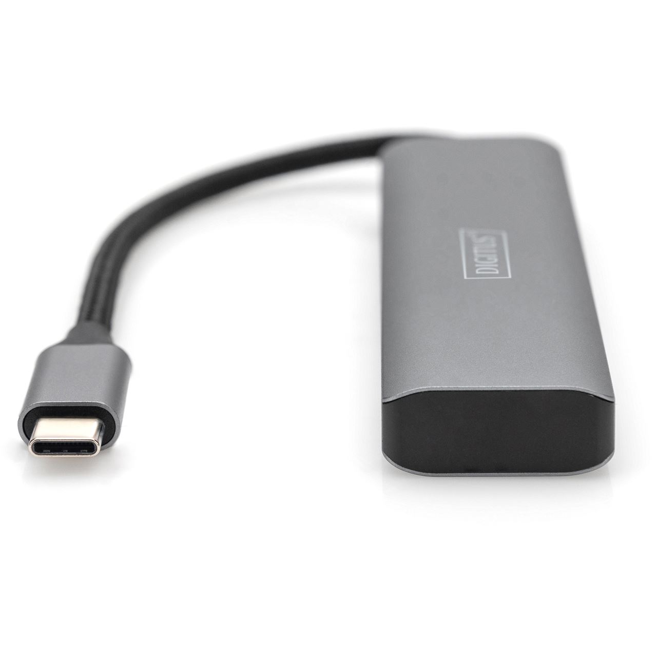 Digitus USB-C-Hub 4-Port 2.1->2xA3.12xC2.1 int.Kabel silber - USB Hubs ...