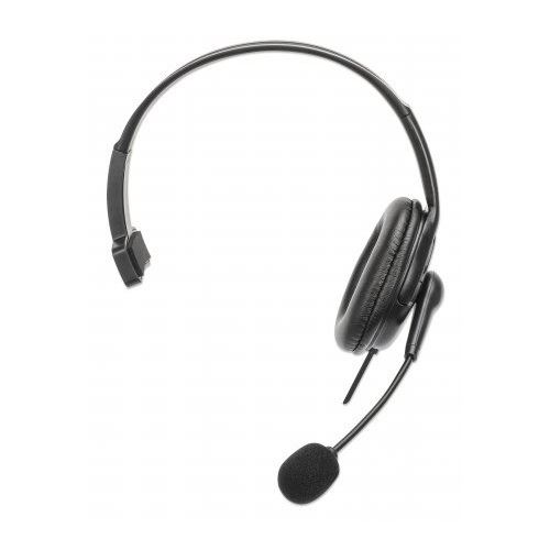 Manhattan Mono USB-Headset links / rechts tragbar 2m Kabel - Headsets ...