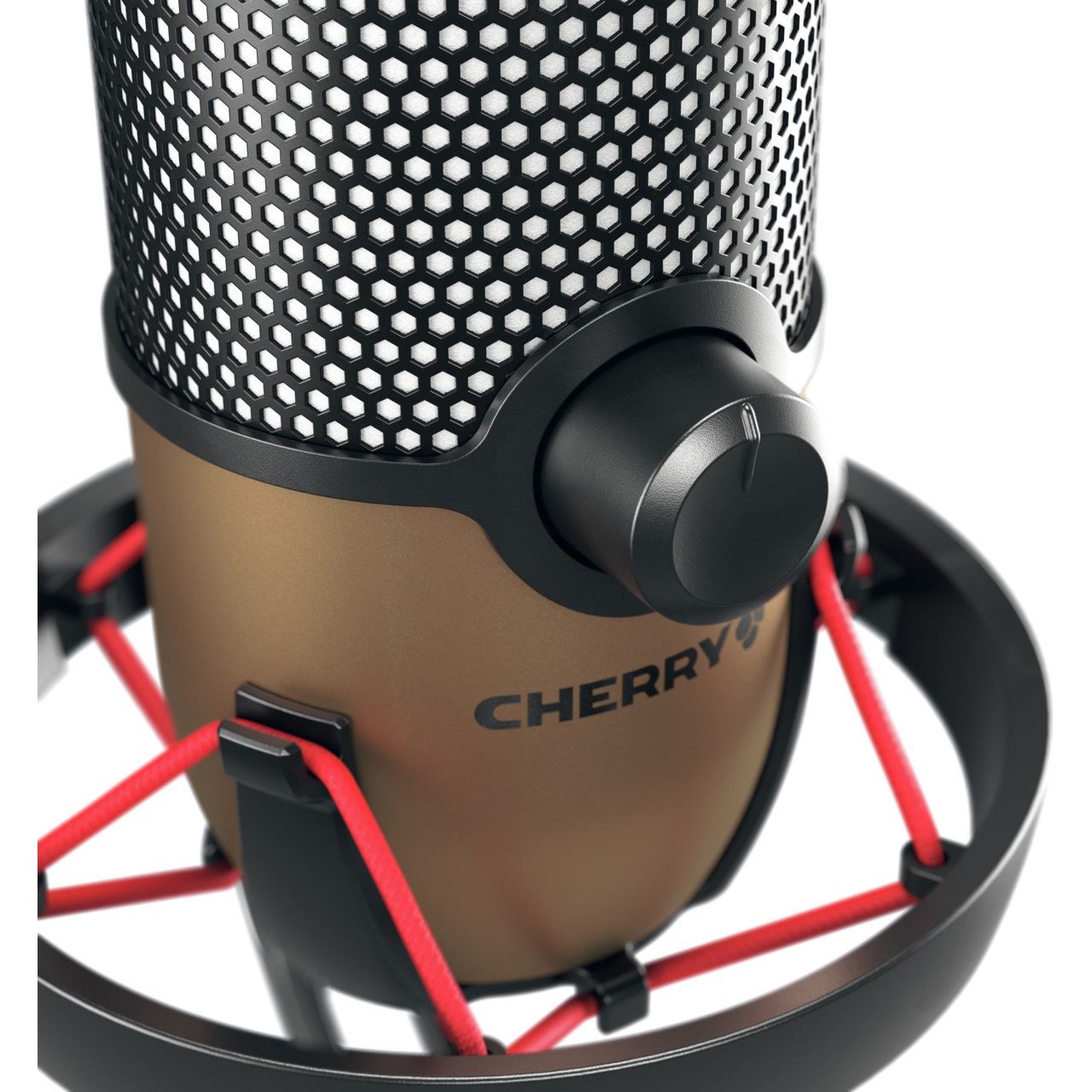 Cherry Streaming UM 9.0 PRO RGB Microphone black/copper USB-Mikrofon ...
