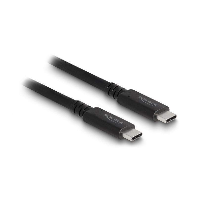 Delock USB4 40 Gbps Kabel koaxial 1,2 m USB PD 3.1 Extended Power Range ...