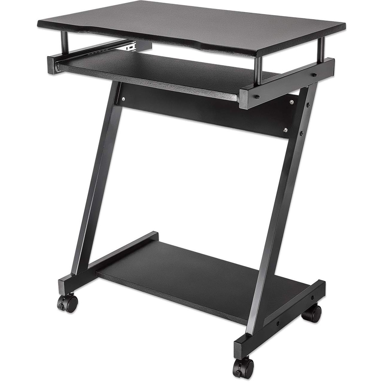 Manhattan PC-Tisch mit Tastaturablage 370x590x730 mm LxBxH - Monitor ...