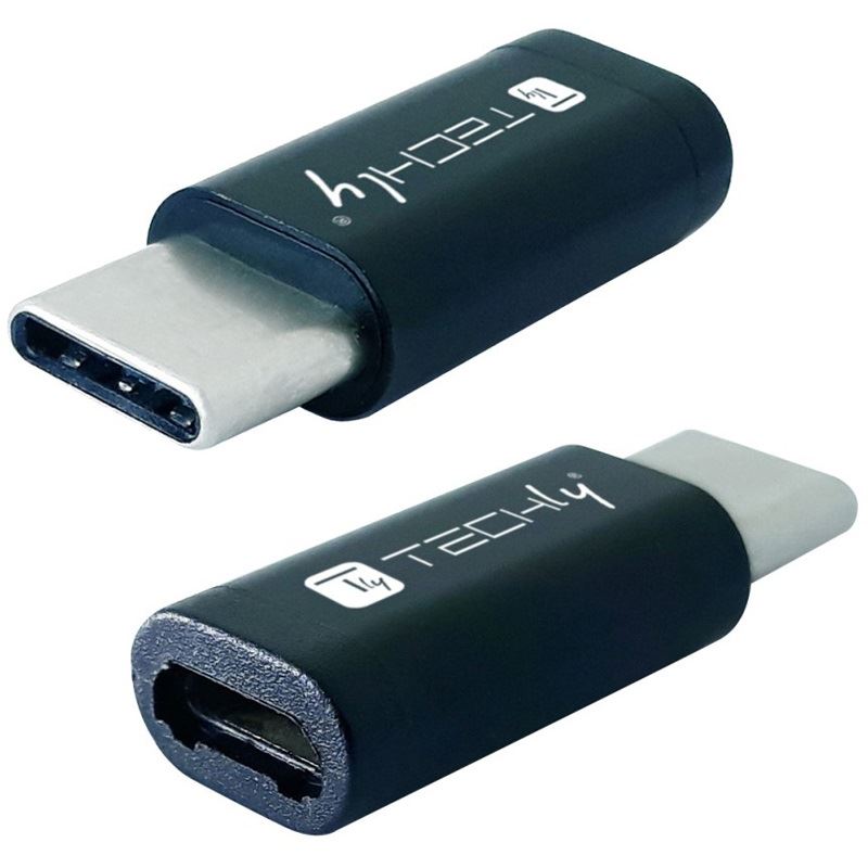 Techly Adapter USB-C M auf Micro USB F 480Mbps - USB | Mindfactory.de