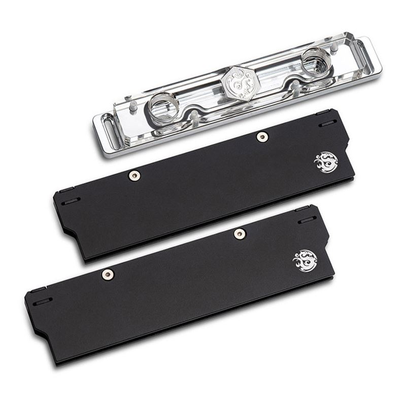 Bitspower Arbeitsspeicherkühler, DDR5, transparent - 2 DIMMS - WaKü RAM | Mindfactory.de