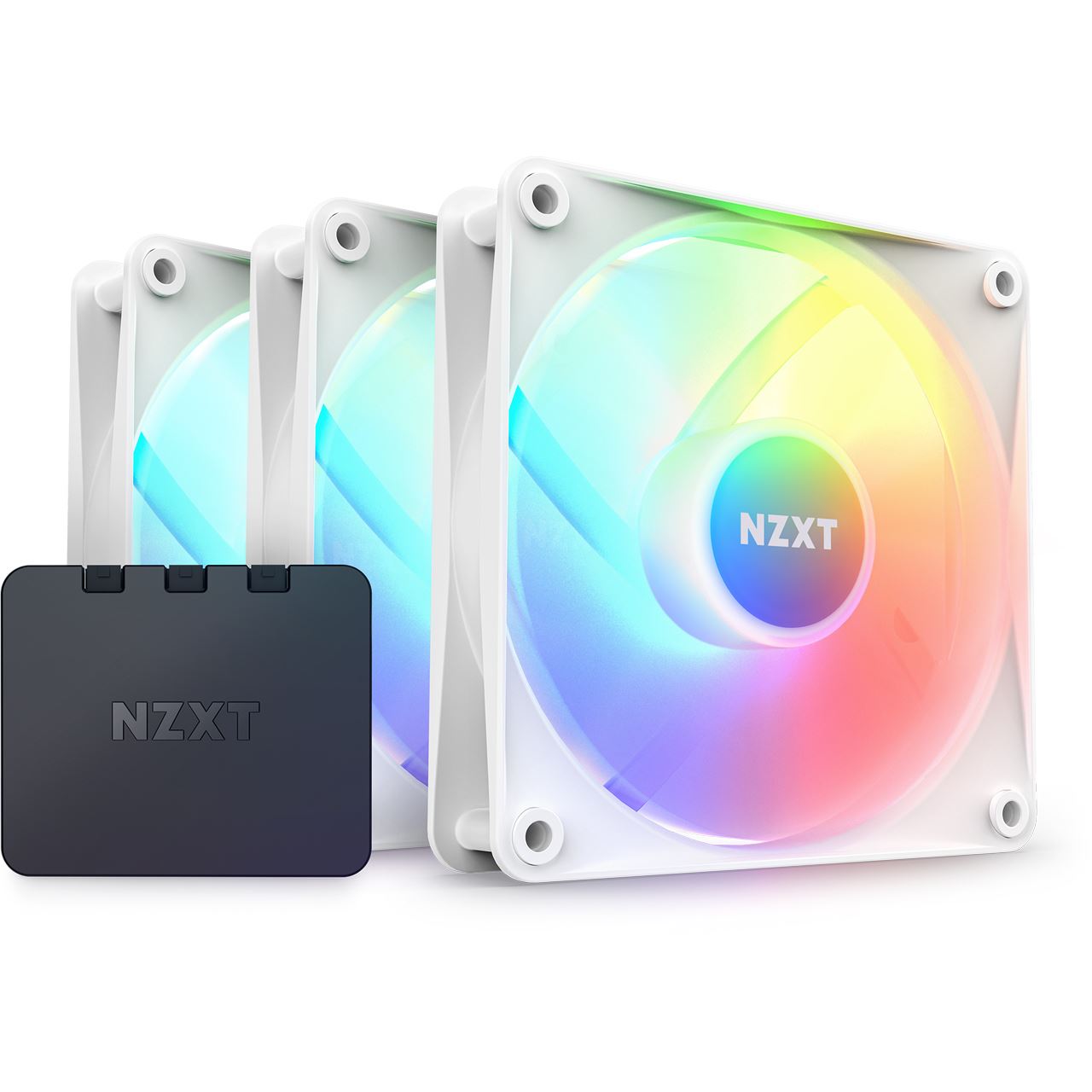120mm NZXT Hub-mounted LED FAN Triple / Retourenware - | Mindfactory.de
