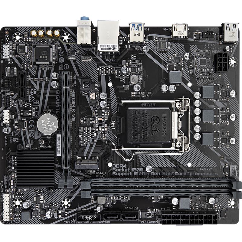 Gigabyte H510M K V2 Intel H470 So.1200 DDR4 mATX Retail - INTEL Sockel ...