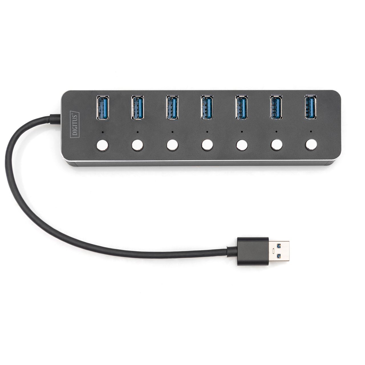 Digitus USB3.0 HUB 7-PORT SWITCH ALU - USB Hubs | Mindfactory.de