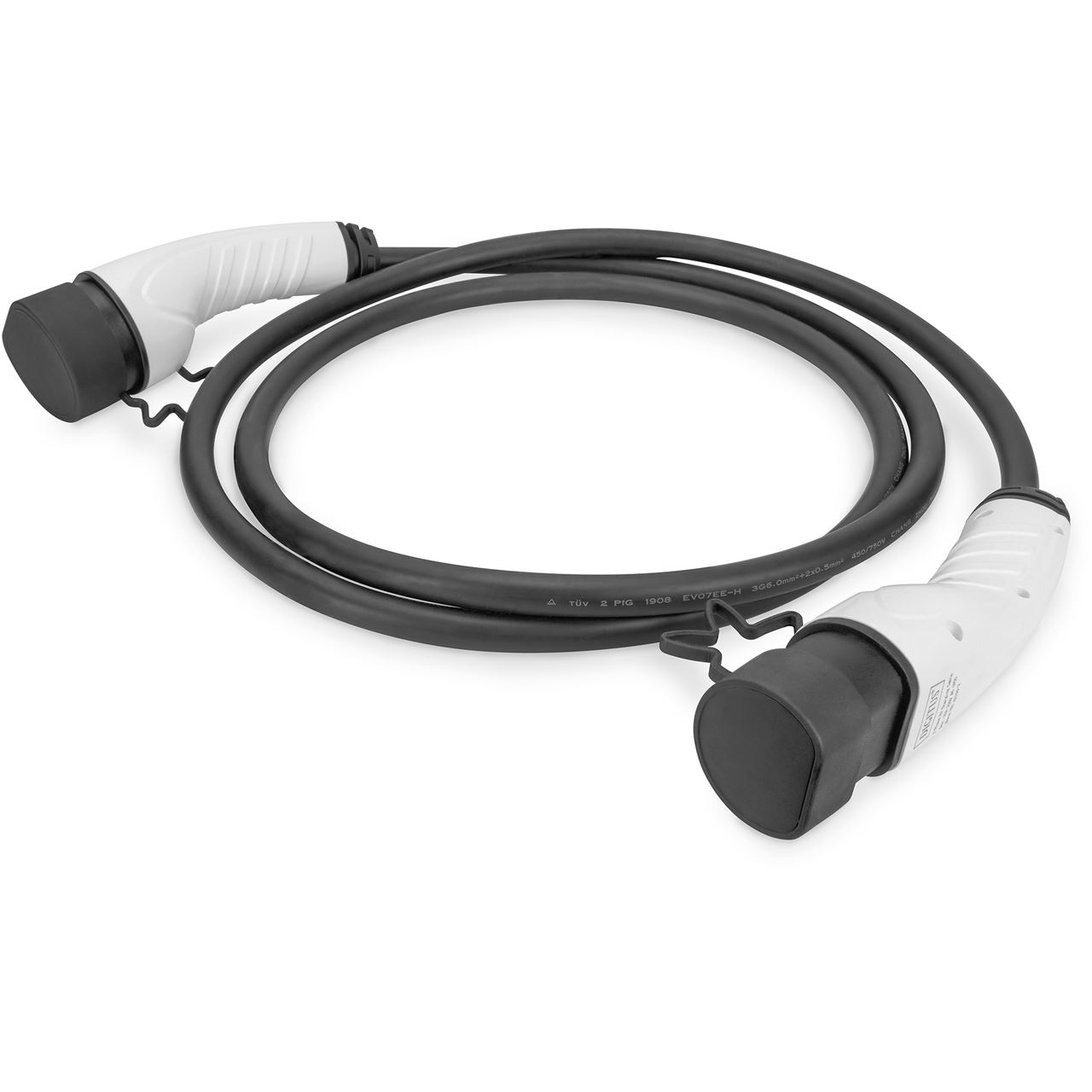 DIGITUS EV charging - Three Phase 400V 16 A 10m Type 2 to Type 2 ...
