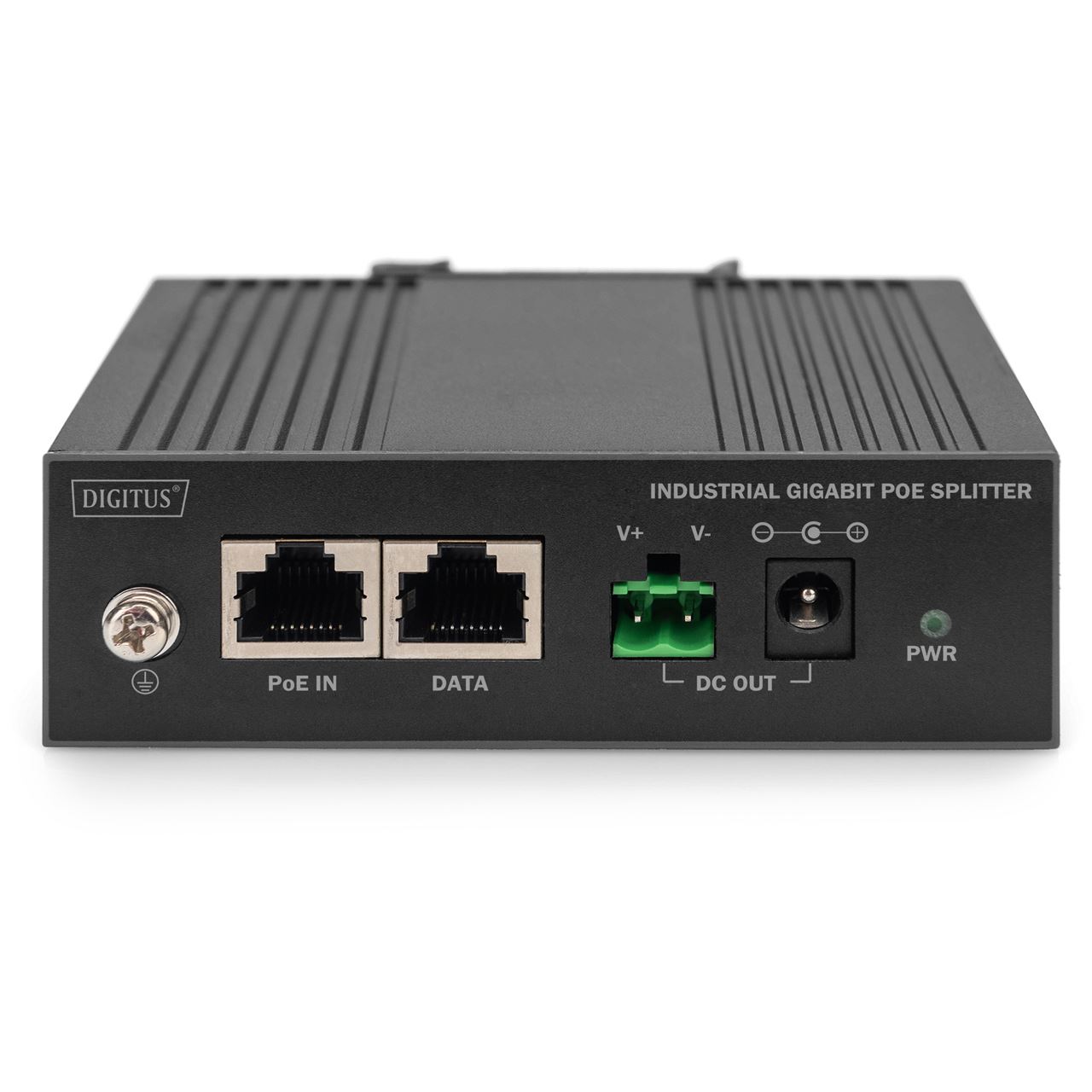 Digitus Splitter POE Industrial 802.3at/af DIN 60W - Switch 10 / 100 ...