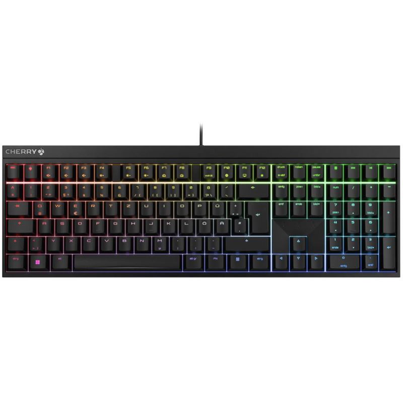Cherry TAS MX 2.0S RGB Corded DE-Layout sw MX SILENT RED - Tastaturen ...