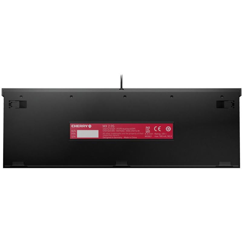 Cherry TAS MX 2.0S RGB Corded DE-Layout sw MX SILENT RED - Tastaturen ...