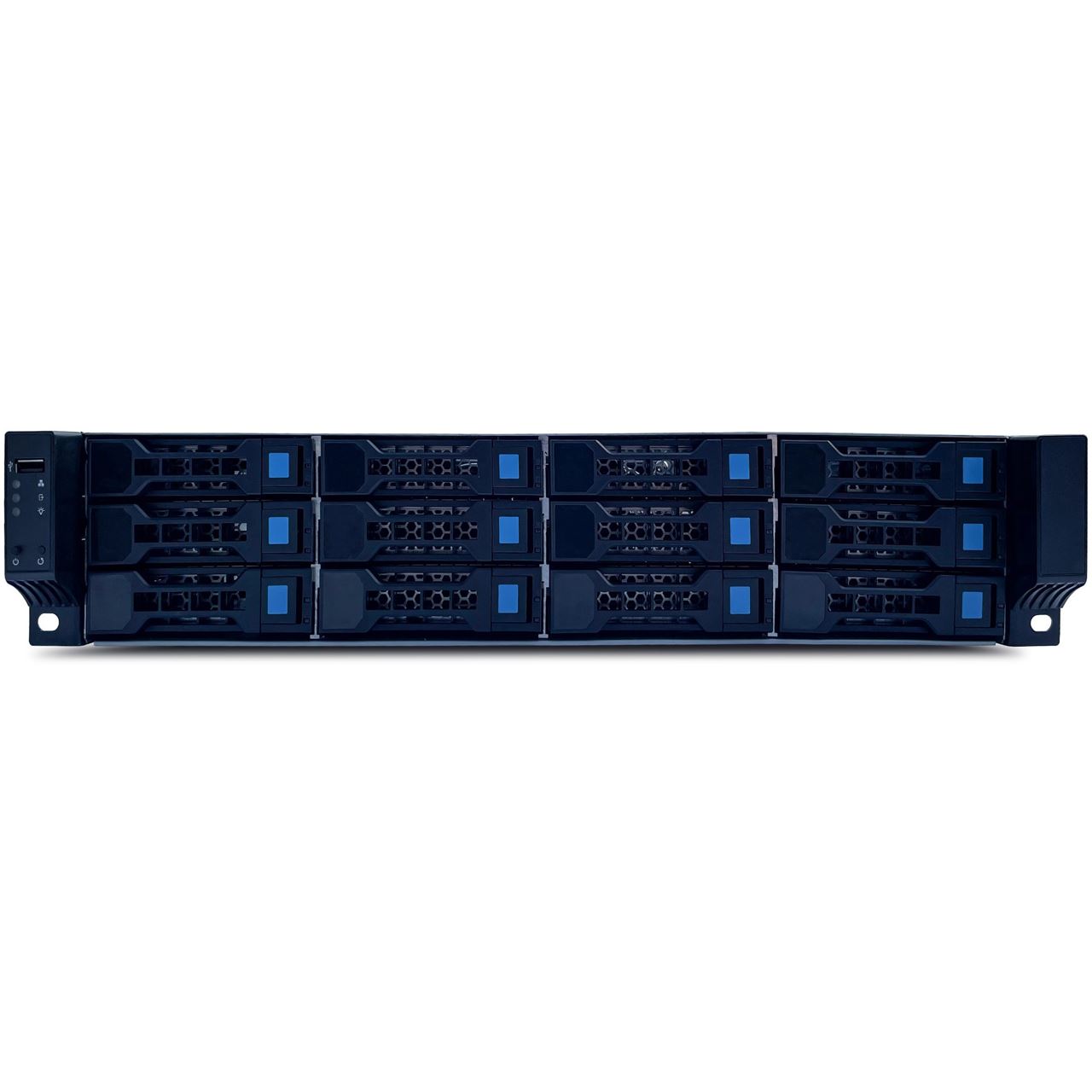 FANTEC SRC-2012X07-12G/6G 2HE 550mm Storagegehäuse ohne Netzteil ...