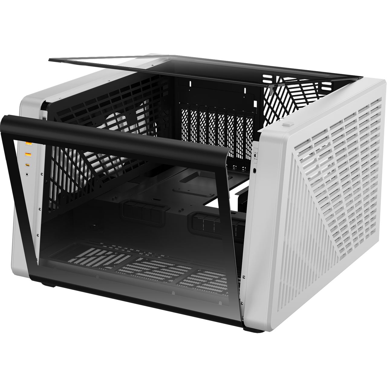 Gamdias Neso P1 BW Big Tower ohne Netzteil schwarz/weiss - Big Tower ...