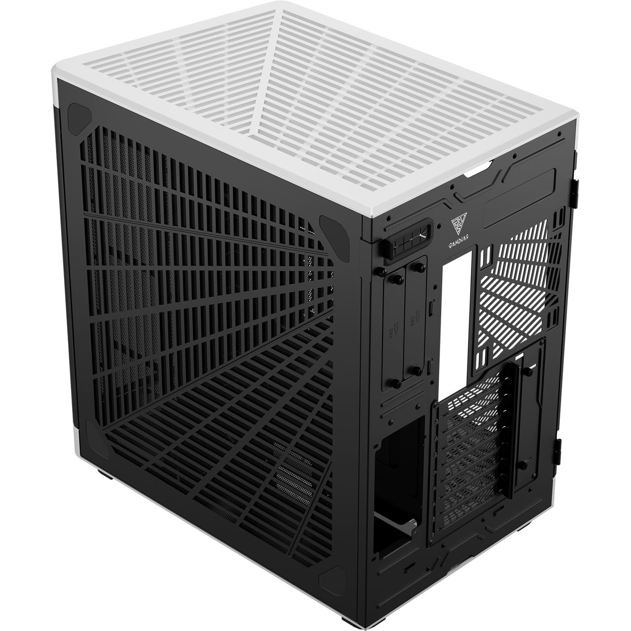 Gamdias Neso P1 BW Big Tower ohne Netzteil schwarz/weiss - Big Tower ...