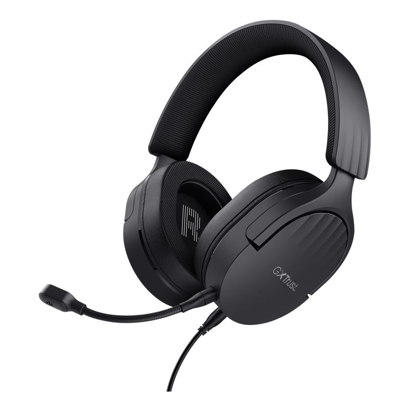 TRUST GXT489 FAYZO GAMING HEADSET 24898 Kabel Mikrofon schwarz ...