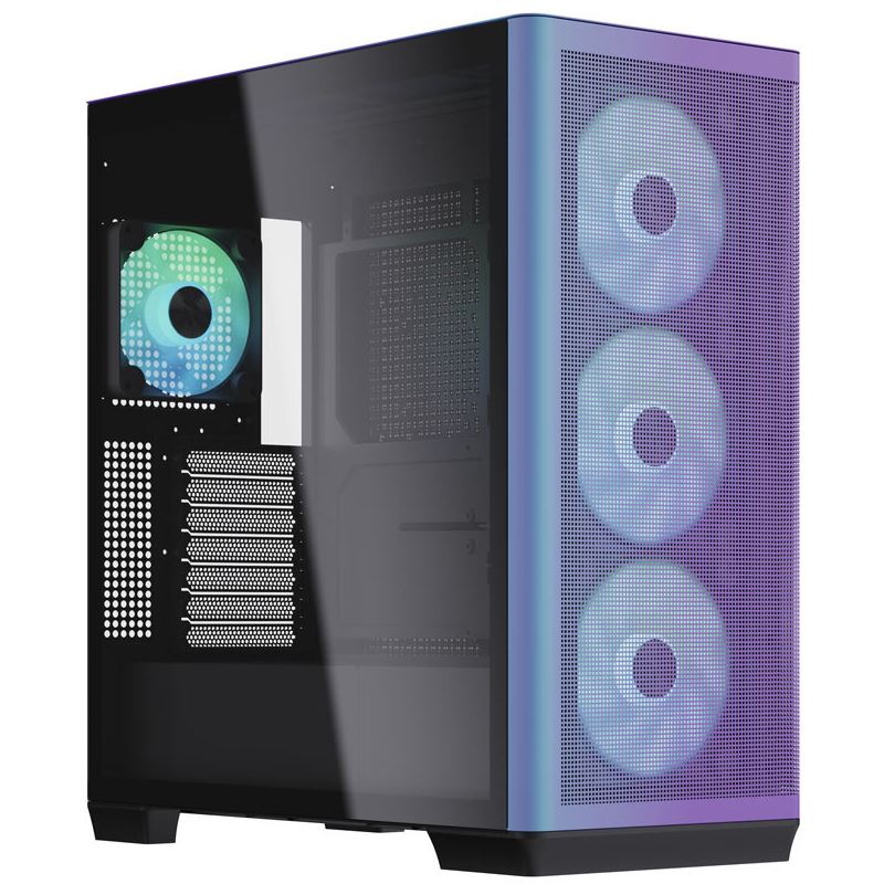 AeroCool Creator C1 ChromaFlair Mini-ITX ohne Netzteil schwarz ...