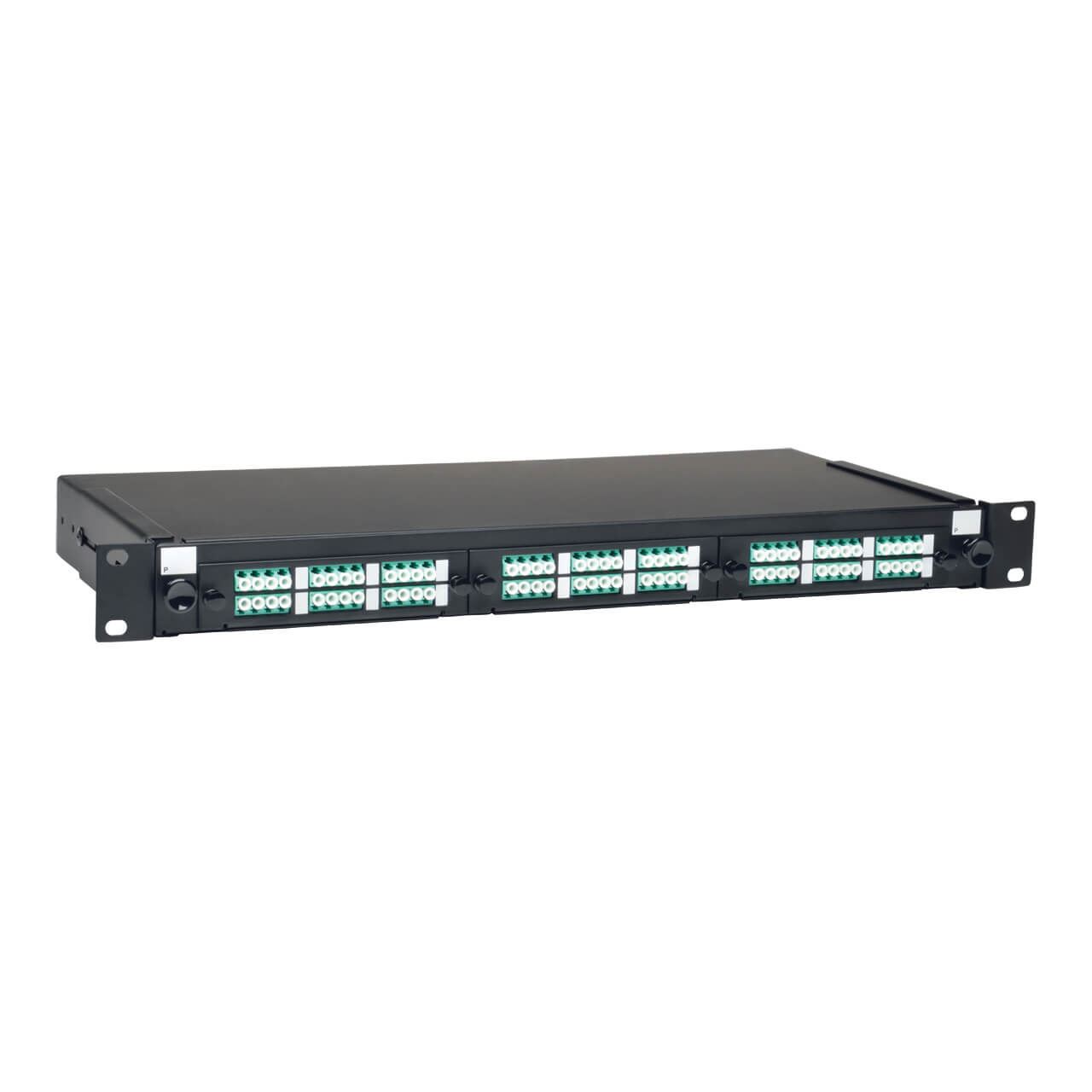 EATON TRIPPLITE 36-Port Fiber Patch Panel Enclosure 1U Rack-Mount LC/LC ...