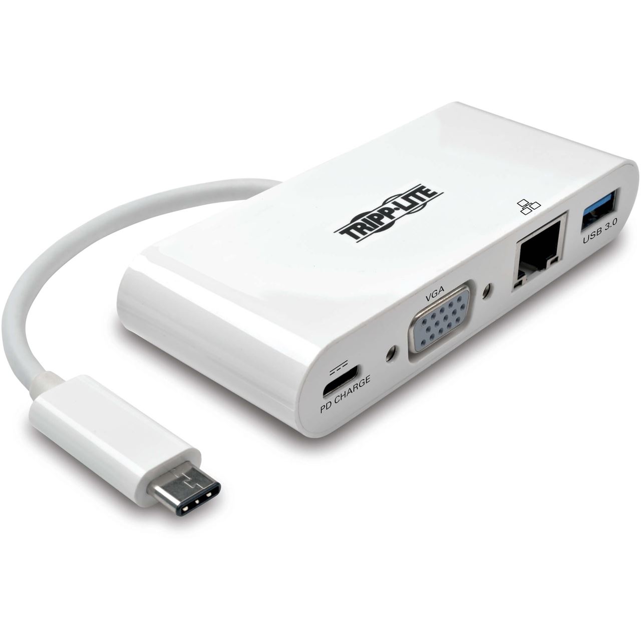 EATON TRIPPLITE USB-C Multiport Adapter VGA USB-A Port Gbe and PD ...