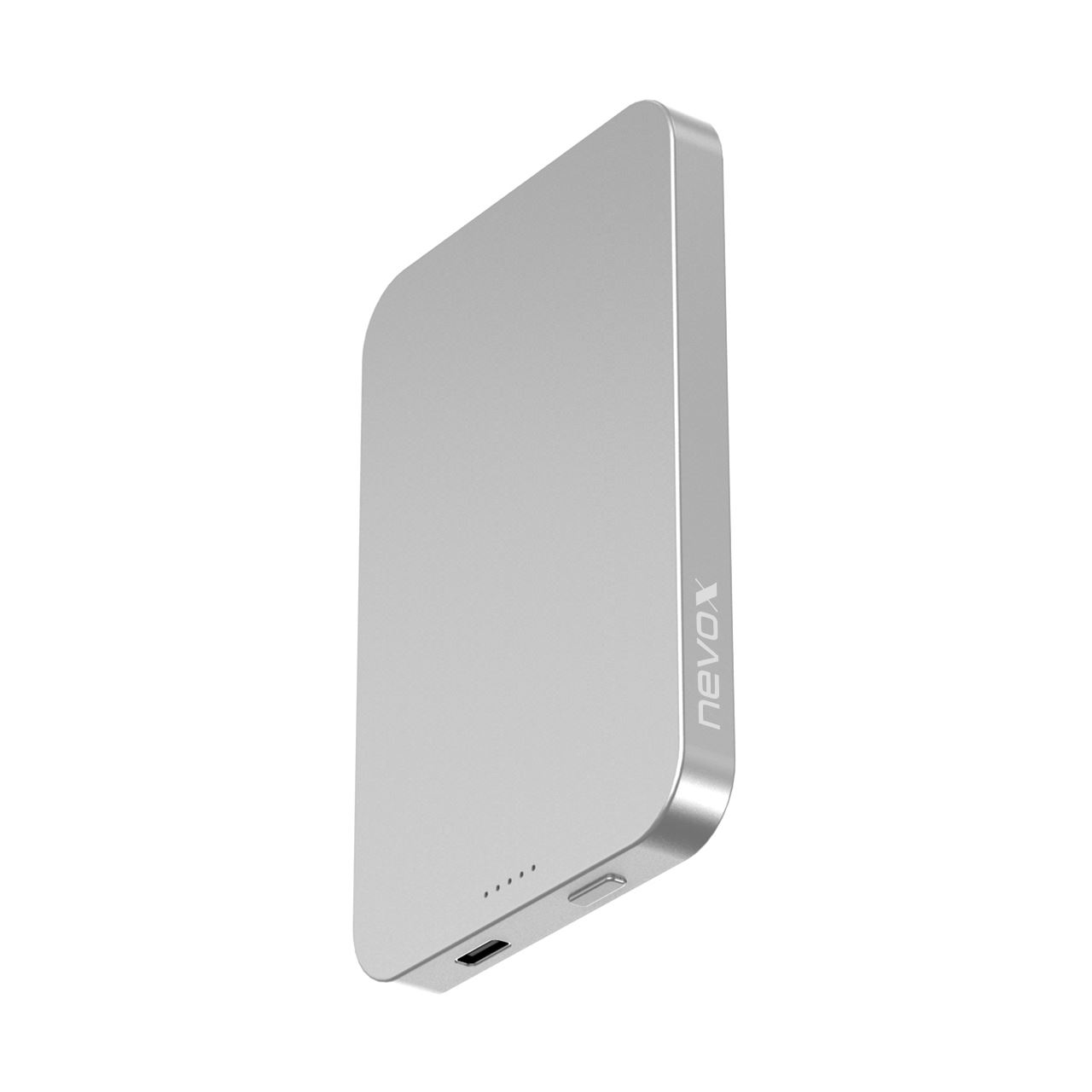 Nevox Powerbank Magnetic 5.000mAh 15W MagSafe silber - Powerbanks ...