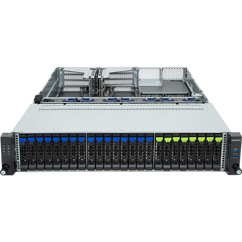 Gigabyte R263-Z32 rev. AAH1 Rack Server 2U Sockel SP5 R263-Z32 AAH1 ...