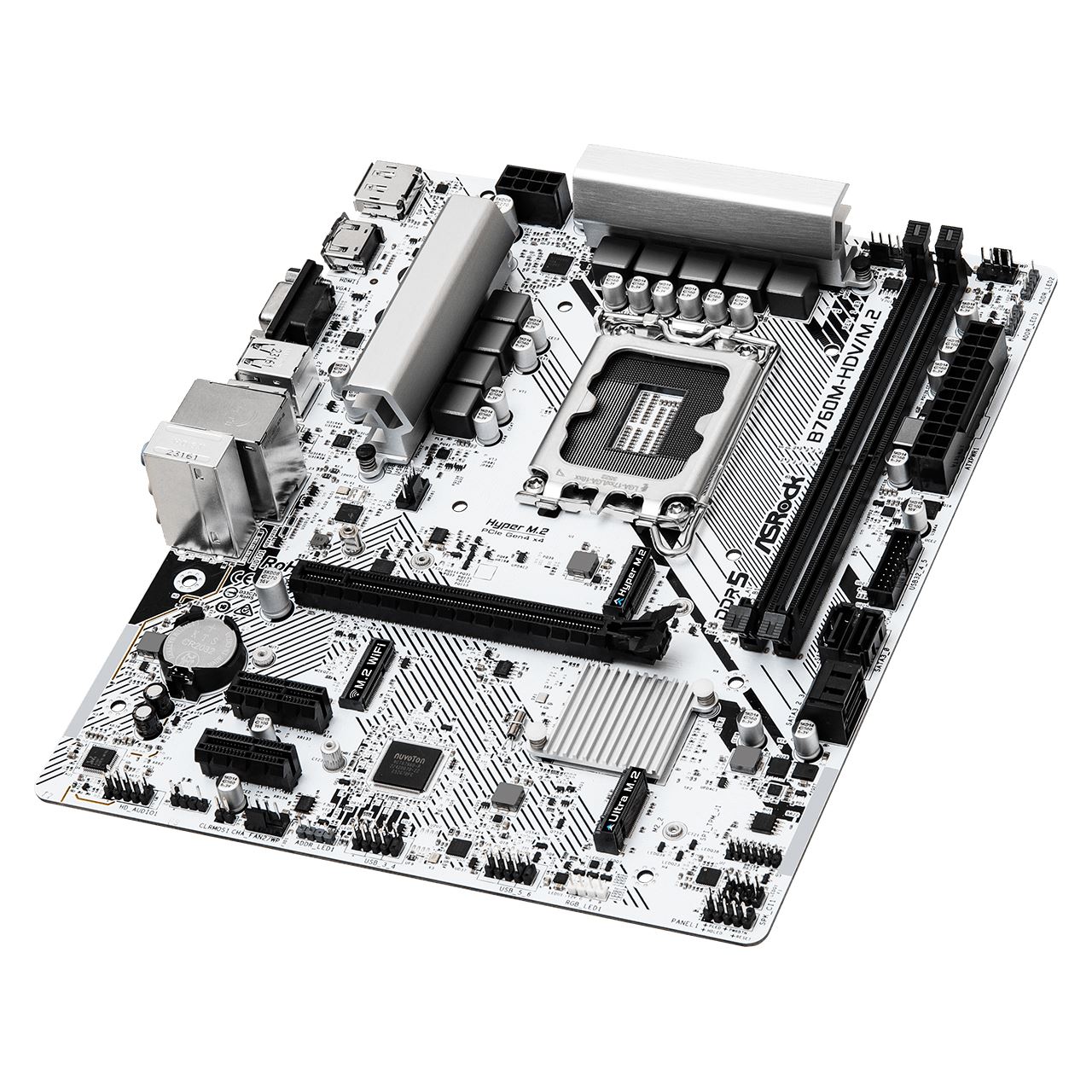 ASRock Intel 1700 B760M-HDV/M.2 WHITE Bulk Artikel - | Mindfactory.de