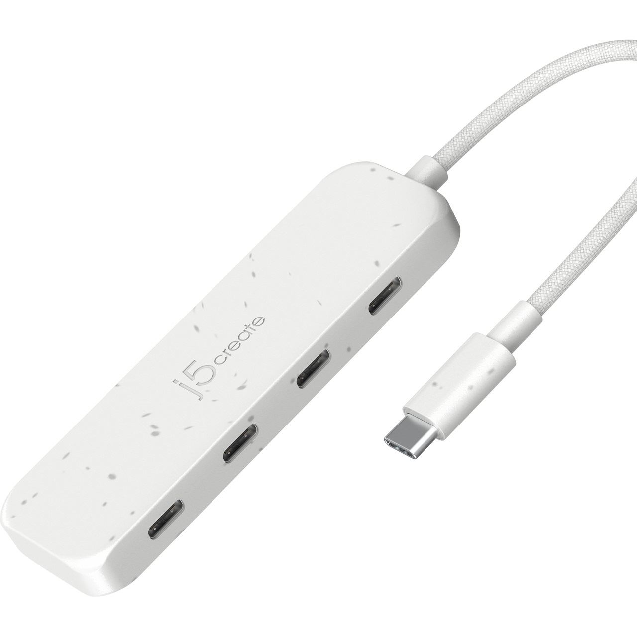 J5CREATE ECO-FRIENDLY USB-C TO 4-PORT TYPE-C GEN 2 HUB JCH345EW-N - USB ...