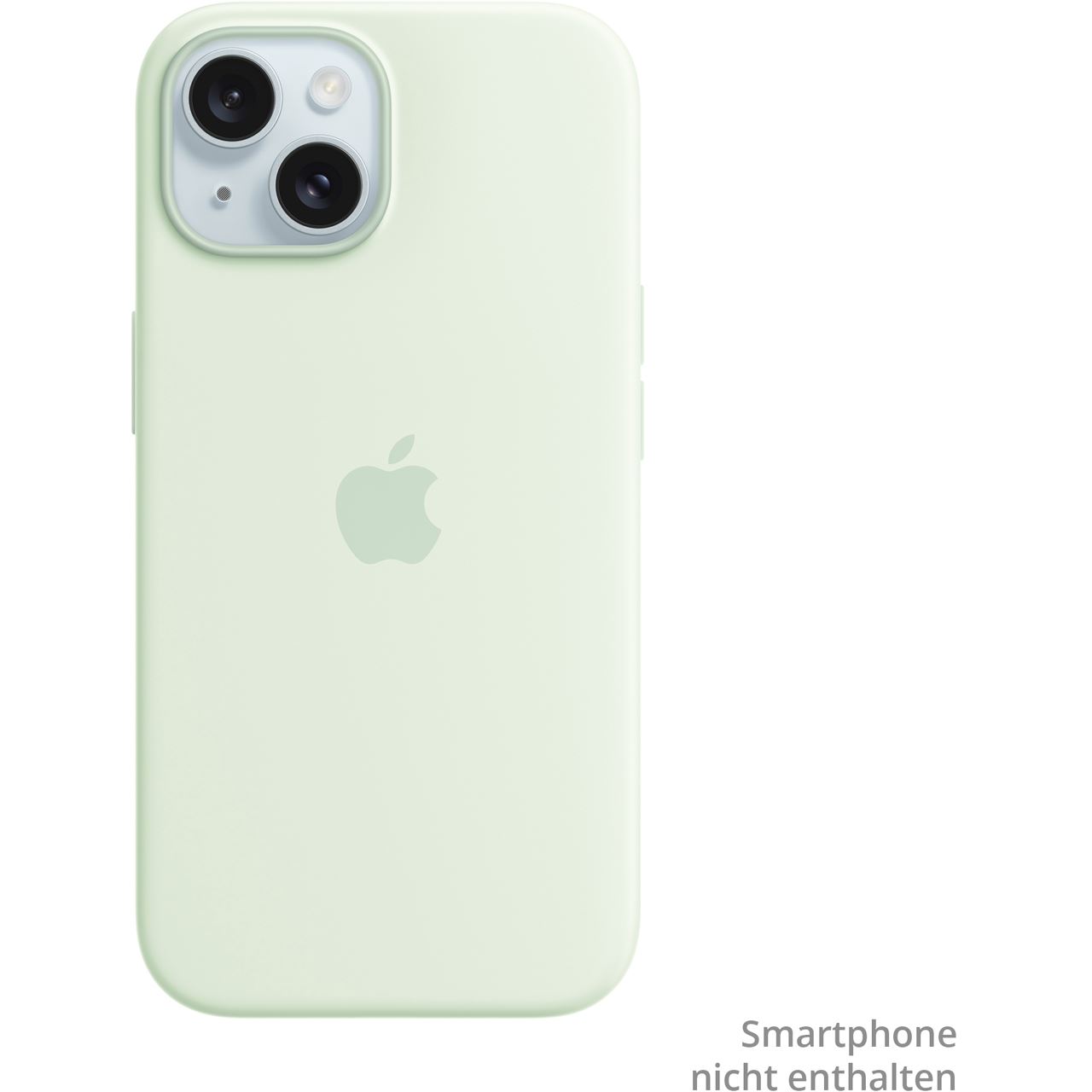 APPLE iPhone 15 Silicone Case with MagSafe - Soft Mint - | Mindfactory.de