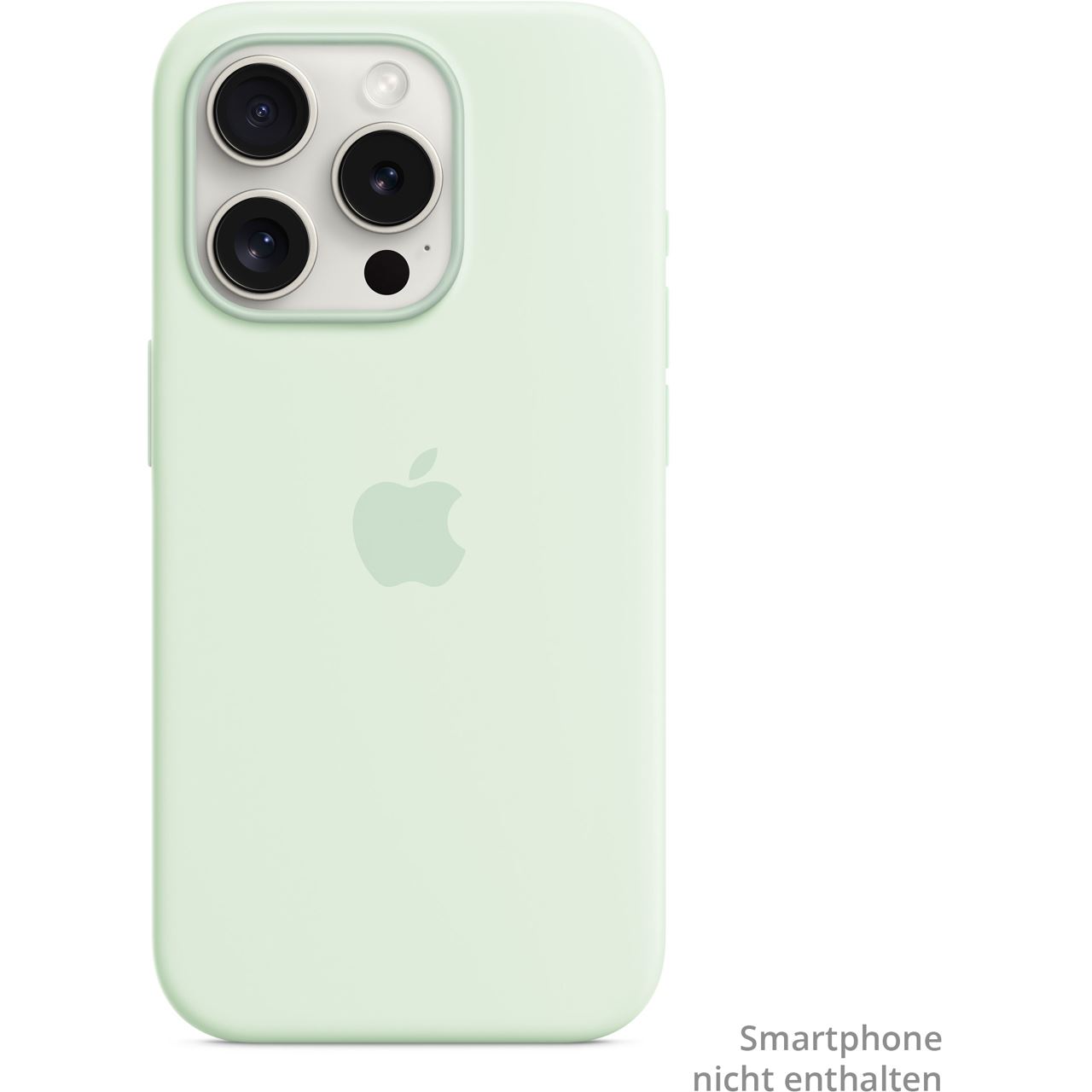 APPLE iPhone 15 Pro Silicone Case with MagSafe - Soft Mint - Handytaschen | Mindfactory.de