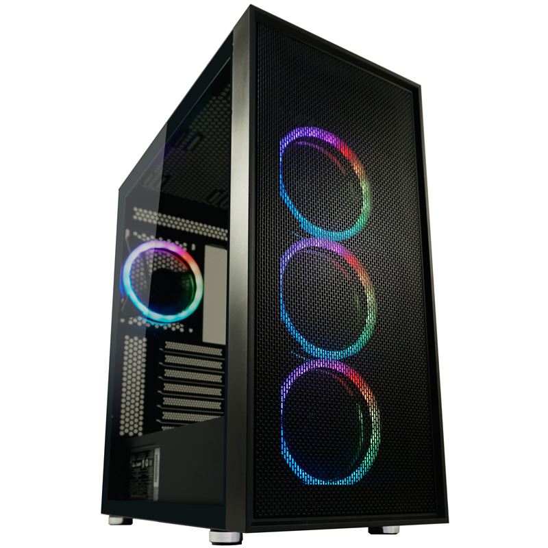 LC-Power Gaming 802B Black_Wanderer_X Midi Tower schwarz (Retourenware) - | Mindfactory.de