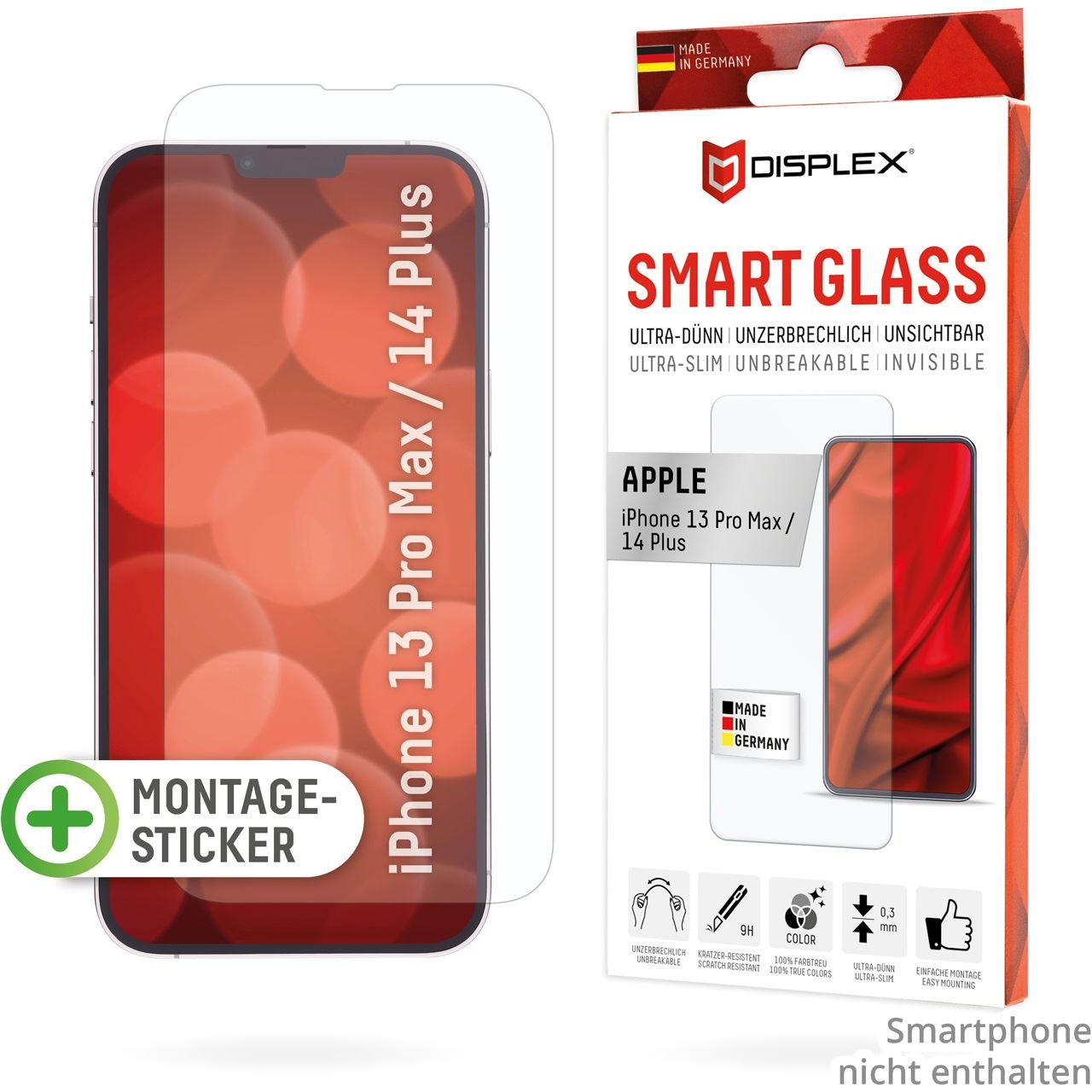 Displex E.V.I SMART GLASS IPHONE 13 PRO MAX/14 PLUS - | Mindfactory.de