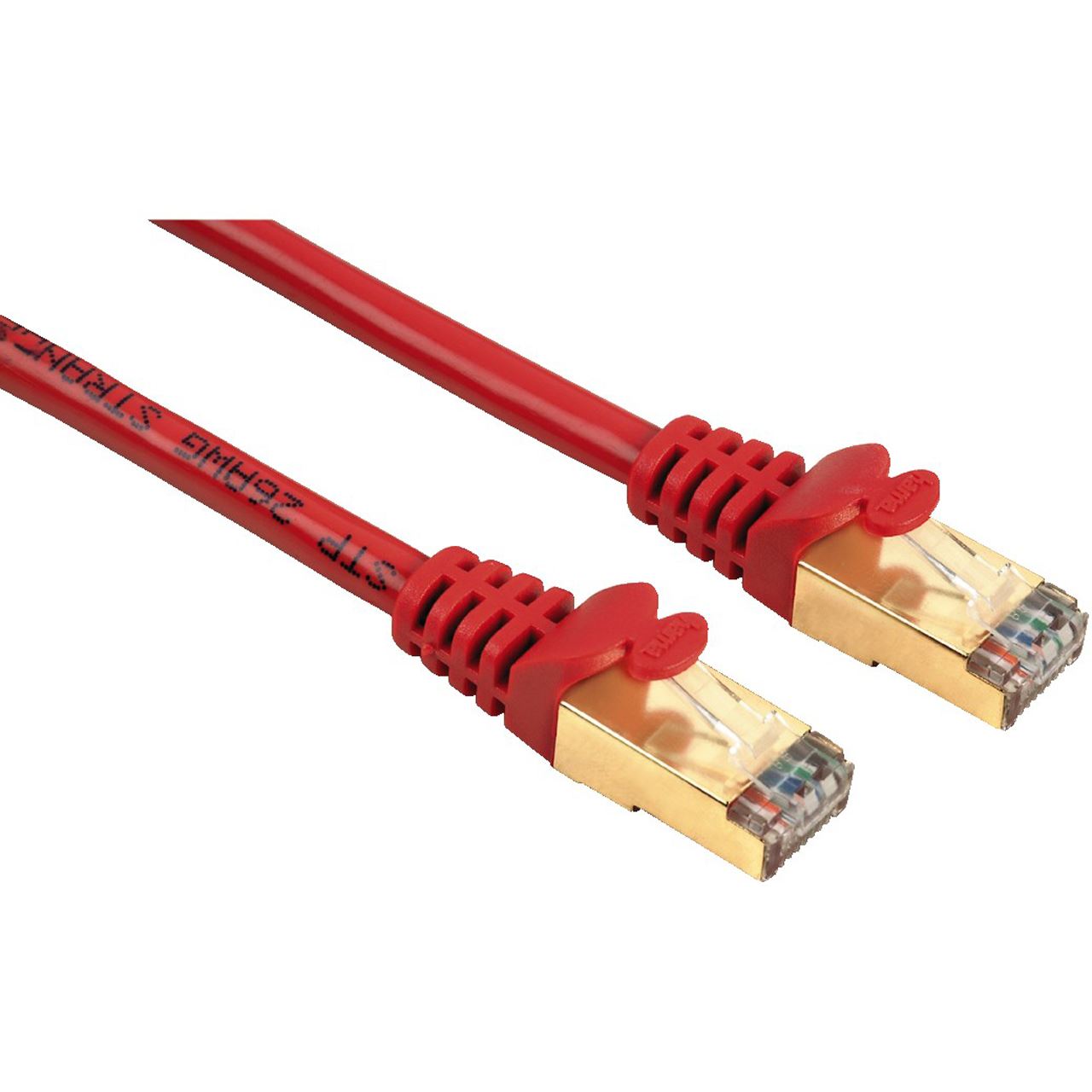 3.00m Hama Cat. 5e Patchkabel S/UTP RJ45 Stecker auf RJ45 Stecker Rot ...