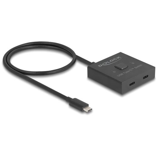 Delock USB 10 Gbps USB Type-C Switch 2 auf 1 bidirektional 8K - KVM ...